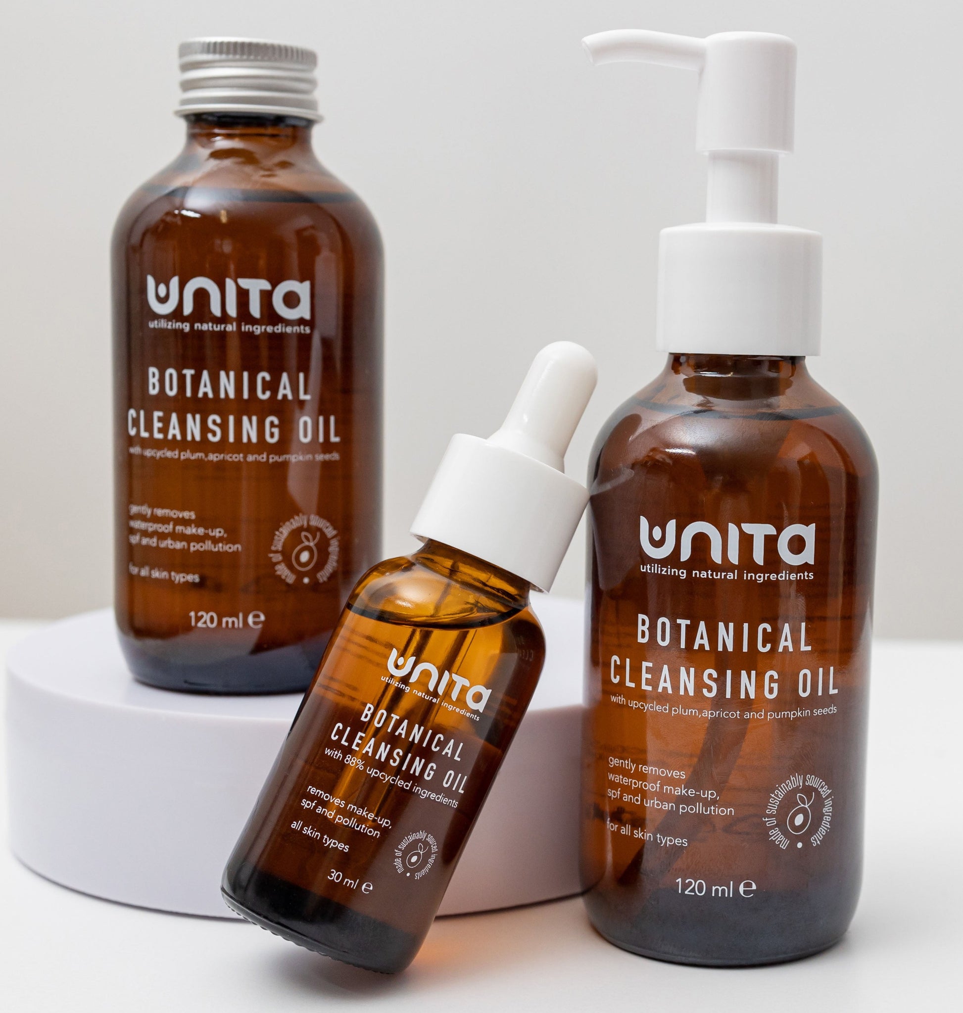 Ботаникъл почистващо масло за лице пълен комплект Unita Skincare